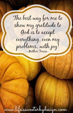Gratitude - Life is Sweeter By Design