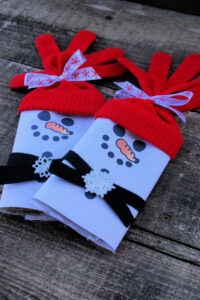 Microwave Popcorn Snowman Wrapper Craft - Life is Sweeter By Design