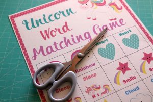 Printable Unicorn Matching Game - Life is Sweeter By Design