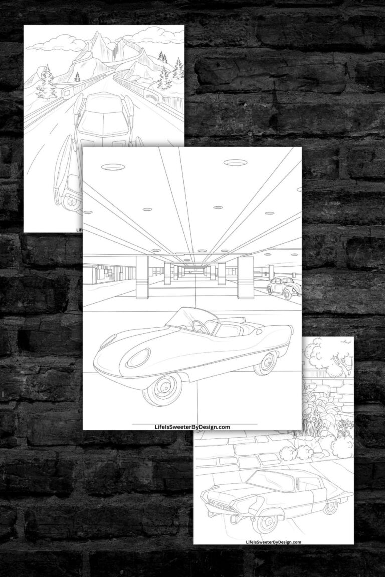 Printable Car Coloring Pages for Kids to Download - Life is Sweeter By ...