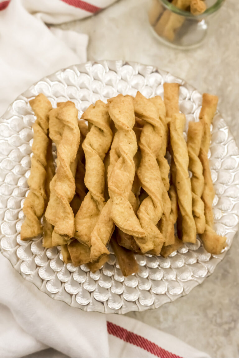 Crispy Delicious Cheese Straws Recipe - Life is Sweeter By Design